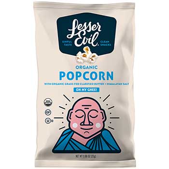LesserEvil® Organic Popcorn with Organic Grass-Fed Clarified Butter ...