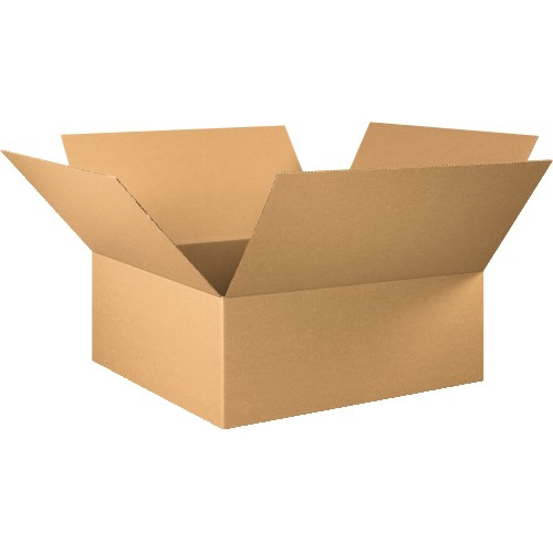 W.B. Mason Co. Corrugated boxes, 30" x 30" x 12", Kraft, 15/BD - WB Mason