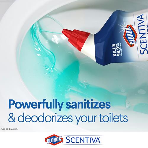 Clorox® Scentiva Toilet Cleaning Gel, Bleach Free, Pacific Breeze ...