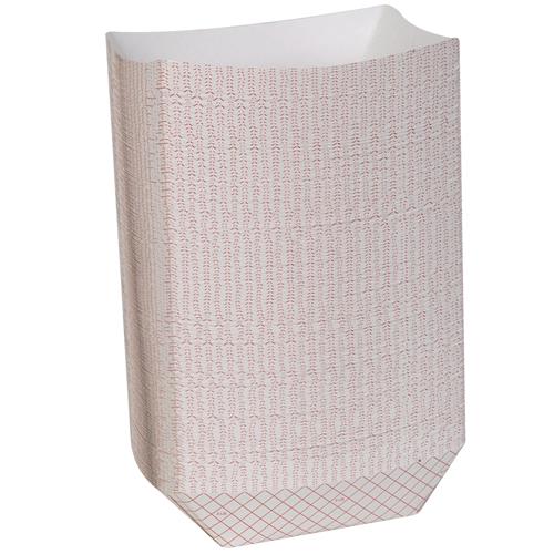 Dixie® 3# Poly-Coated Paper Food Trays, Red Plaid, 500/Carton - WB Mason