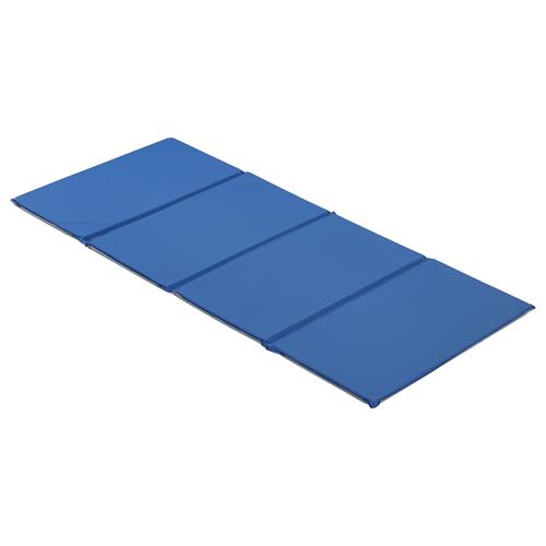 ECR4Kids® Value Folding Rest Mat, 4-Section, 5/8" Thick, Blue, 5/PK ...