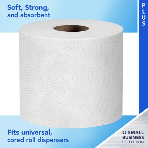 Scott Standard Roll Toilet Paper, Individually Wrapped, 2-Ply, White ...