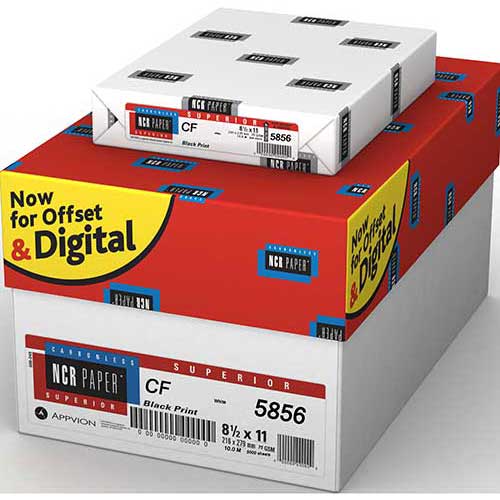 NCR Superior Carbonless Coated Front Paper, 1-Part, 20 lb, 8.5" x 11 ...