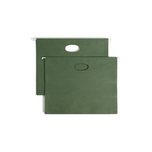 Smead 100% Recycled Hanging Pockets with Full-Height Gusset, Letter ...