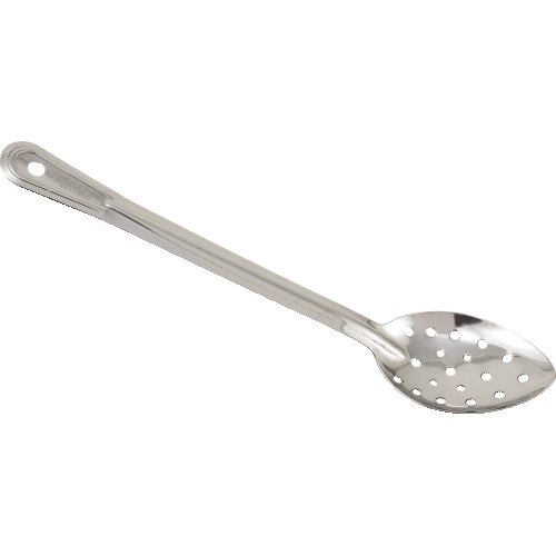 Winco® Prime One-Piece Perforated Basting Spoon, Stainless Steel, 13 ...